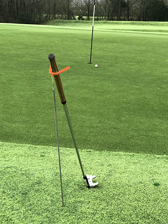 Premium V-Shaped Golf Club Stand and Club Caddy Keeps Your Clubs Clean ...
